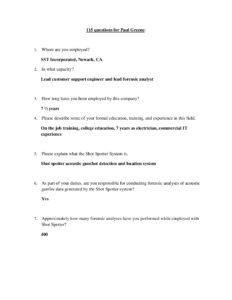 115 Question Sample Cross-Examination – The Gault Center